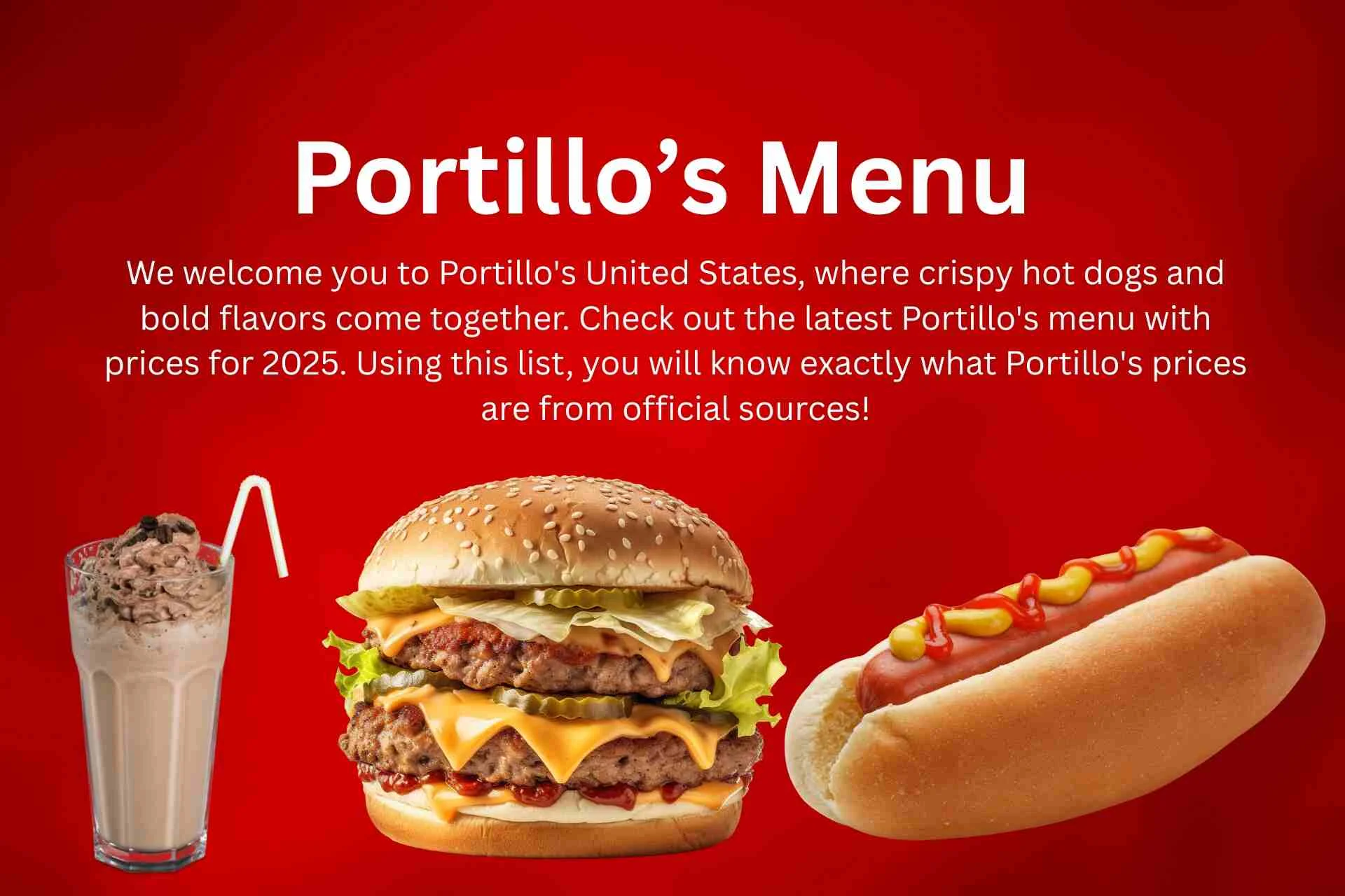 Latest Portillo's Menu December 2025 Update